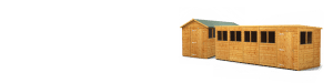 20 x 6 Garden Sheds - Windowed or Windowless - Sheds 2 Go